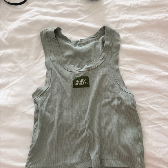 Daily Drills | Tops | Daily Drills Sage Green Tank Top | Poshmark